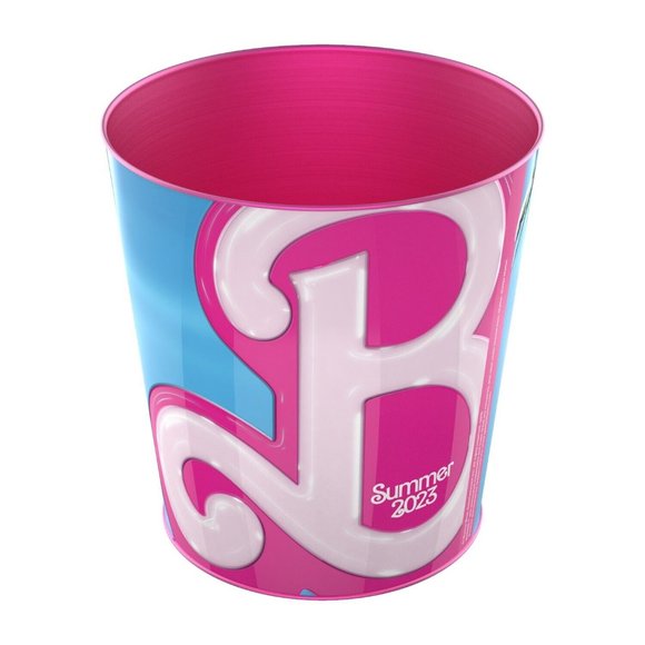 Barbie | Other | Cinemark Barbie Movie 223 Embossed Popcorn Tin Bucket ...